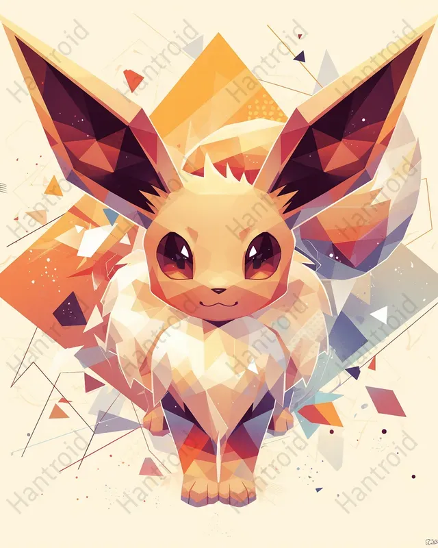 Geometric Pokemon Delights Midjourney Prompt | PromptBase