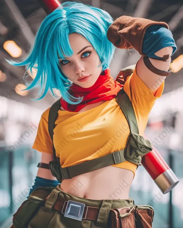 Hyperrealistic Dragon Ball Cosplays Midjourney Prompt | PromptBase