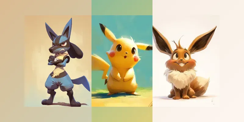 Comedic Pokemon Caricatures Midjourney Prompt | PromptBase
