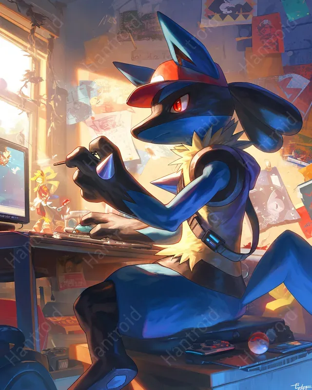 Gamerthemed Pokemon Portraits Midjourney Prompt | PromptBase