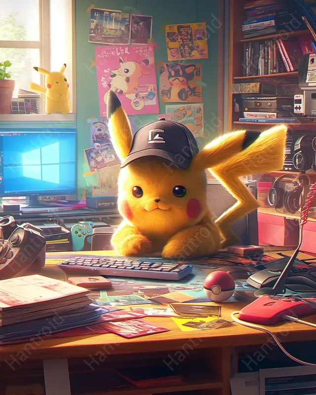 Gamerthemed Pokemon Portraits Midjourney Prompt | PromptBase