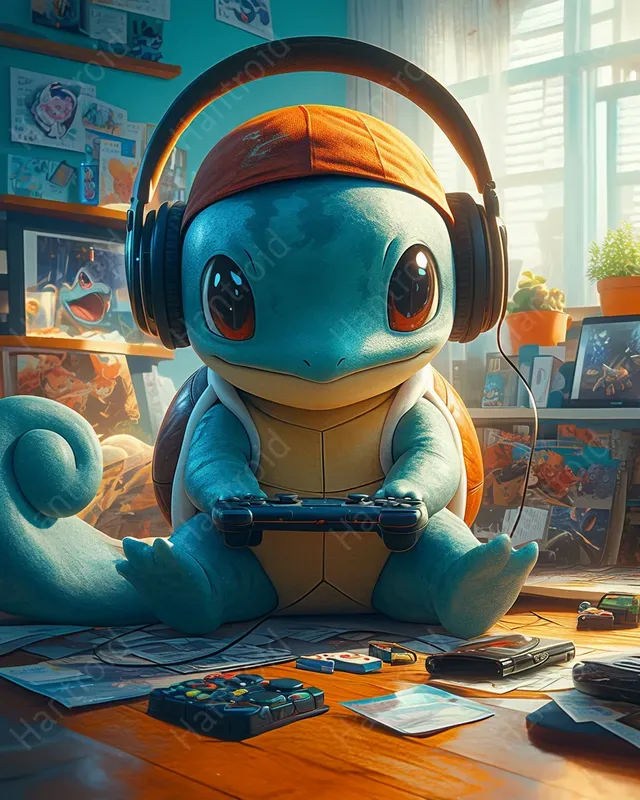 Gamerthemed Pokemon Portraits Midjourney Prompt | PromptBase