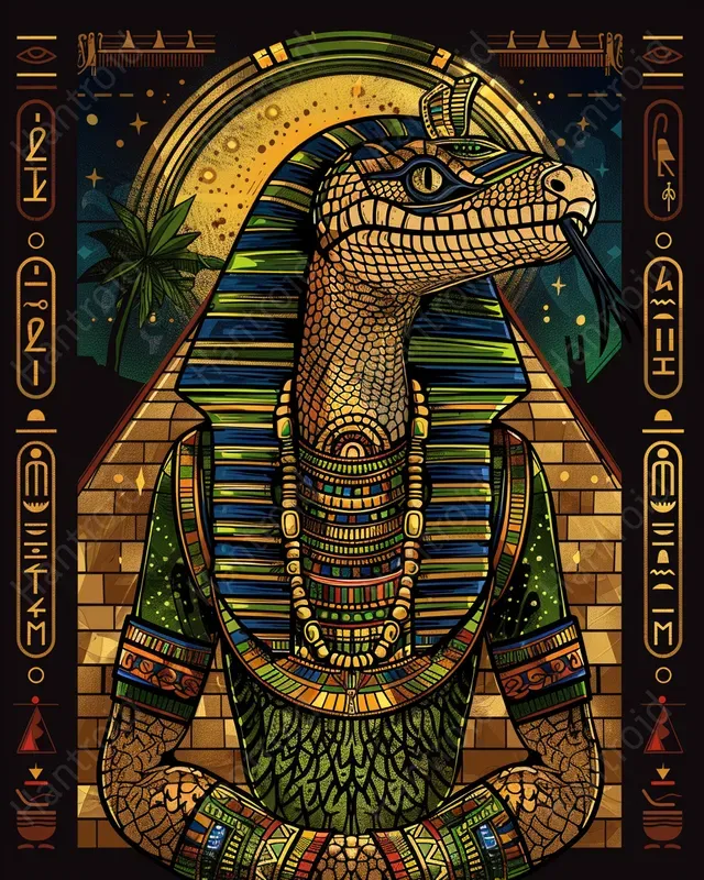 Egyptian Pharaoh Animal Designs Midjourney Prompt | PromptBase