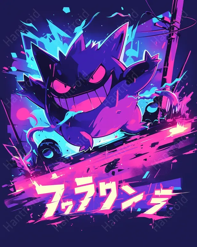 Neon Pokemon Designs Midjourney Prompt | PromptBase