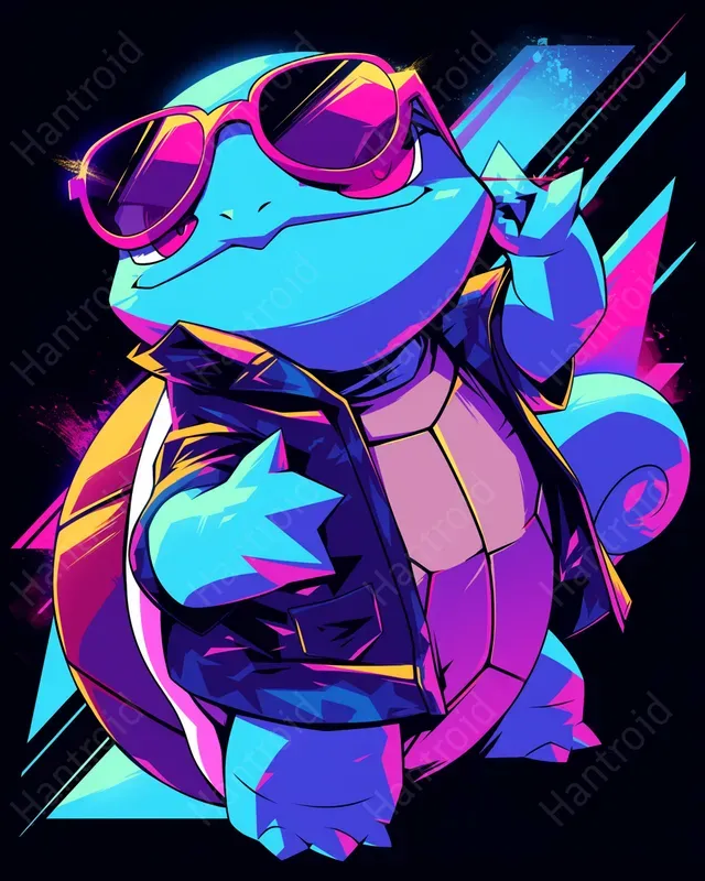 Neon Pokemon Designs Midjourney Prompt | PromptBase