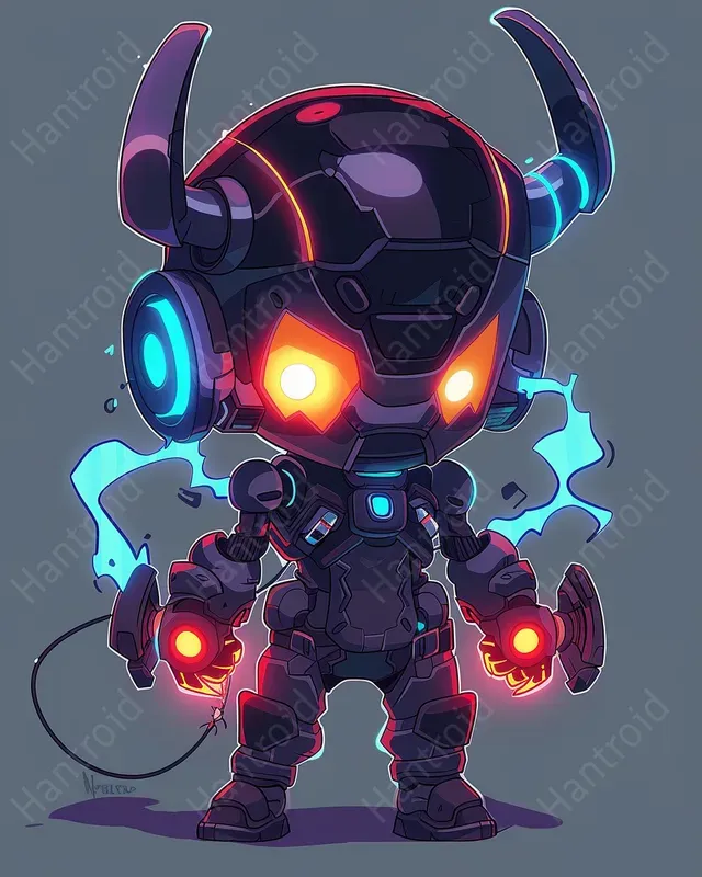 Cyberpunk Chibi Character Designs Midjourney Prompt | PromptBase