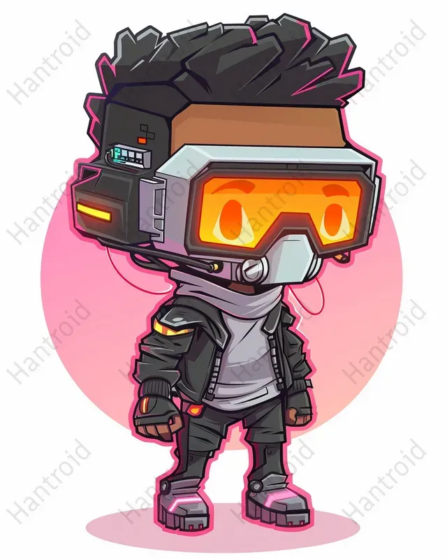 Cyberpunk Chibi Character Designs Midjourney Prompt | PromptBase