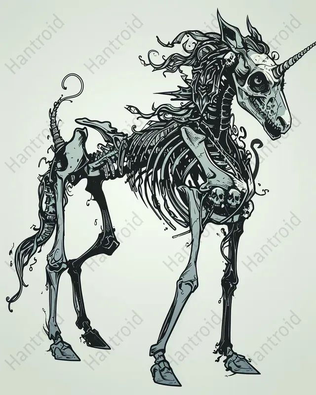 Skullcore Mythic Creatures Midjourney Prompt | PromptBase