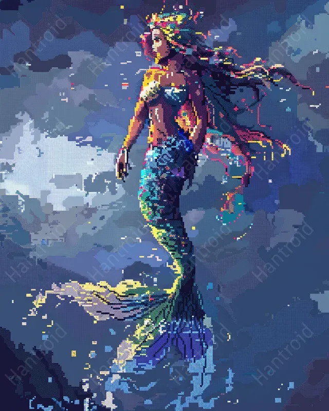 Mythical Creatures Pixel Art Midjourney Prompt | PromptBase