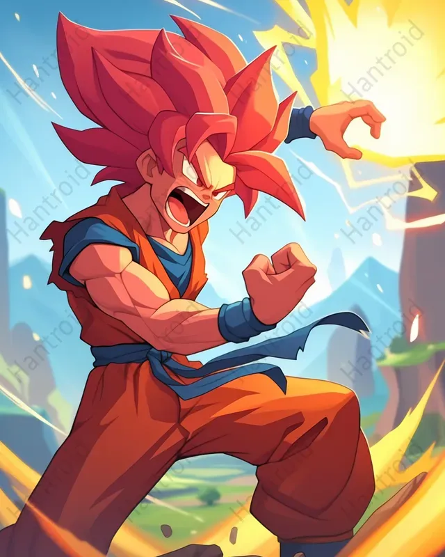 Cartoonic Dragon Ball Characters Midjourney Prompt | PromptBase