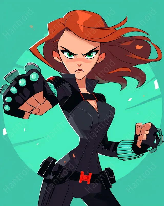 Dynamic Stylized Cartoon Heroes Midjourney Prompt | PromptBase