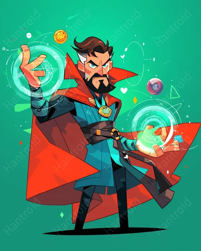Dynamic Stylized Cartoon Heroes Midjourney Prompt | PromptBase