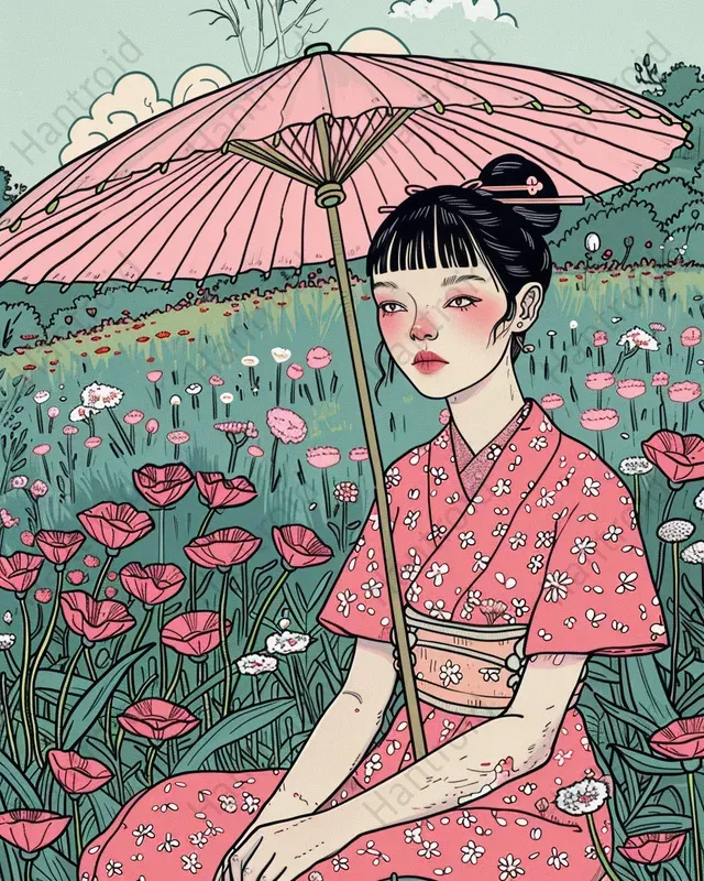 Vintage Coloring Book Illustrations Midjourney Prompt | PromptBase