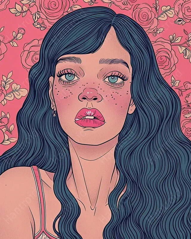 Vintage Coloring Book Illustrations Midjourney Prompt | PromptBase