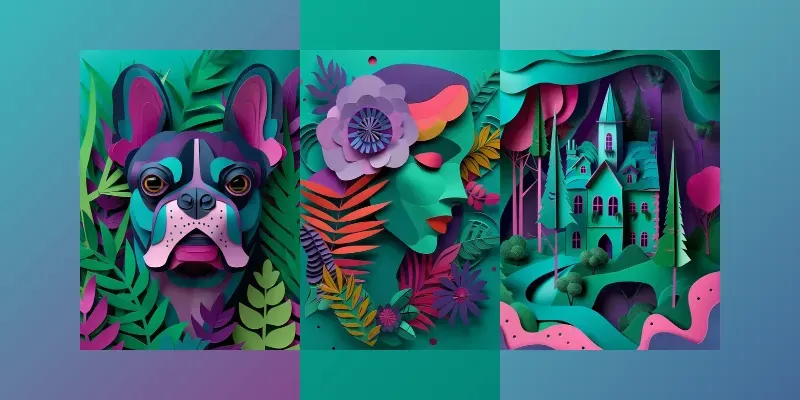 Papercut Art Masterpiece Generator App | PromptBase