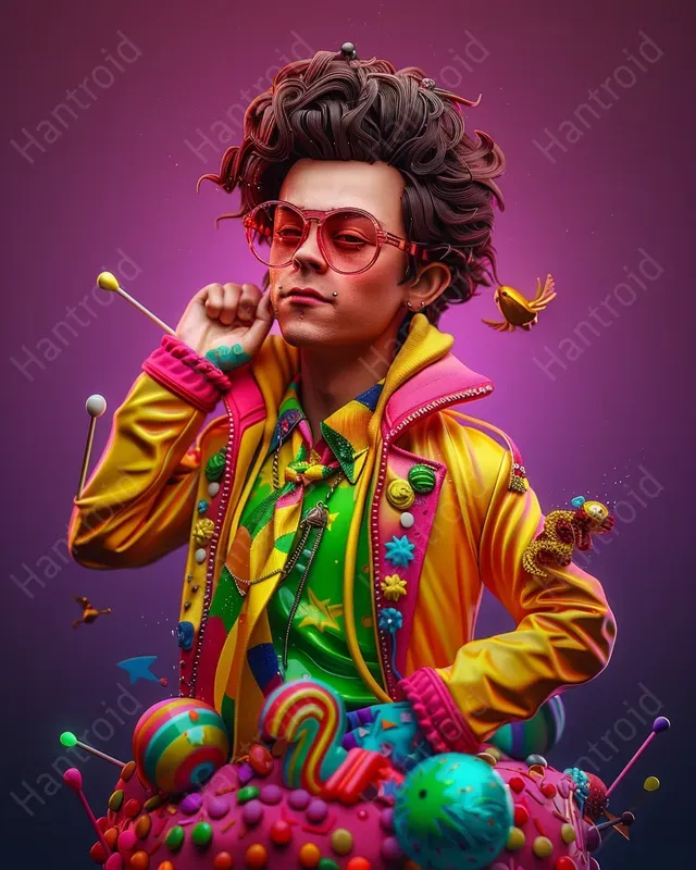 Hyper Realistic Candy Avatars Midjourney Prompt | PromptBase