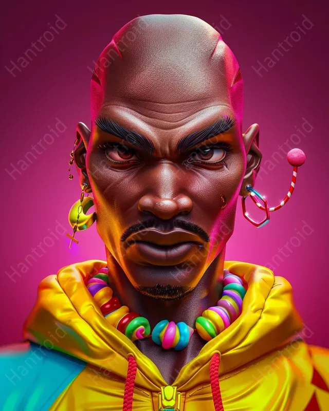 Hyper Realistic Candy Avatars Midjourney Prompt | PromptBase