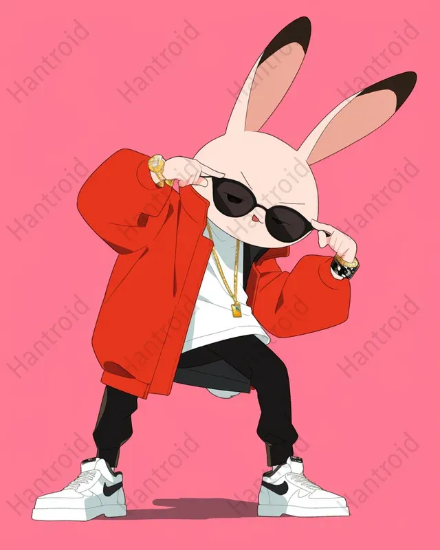 Urban Rapper Animals In Cartoon Style Midjourney Prompt | PromptBase