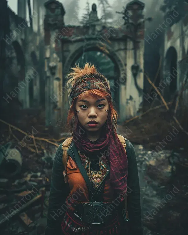 Hyperrealistic Post Apocalyptic Portraits Midjourney Prompt | PromptBase