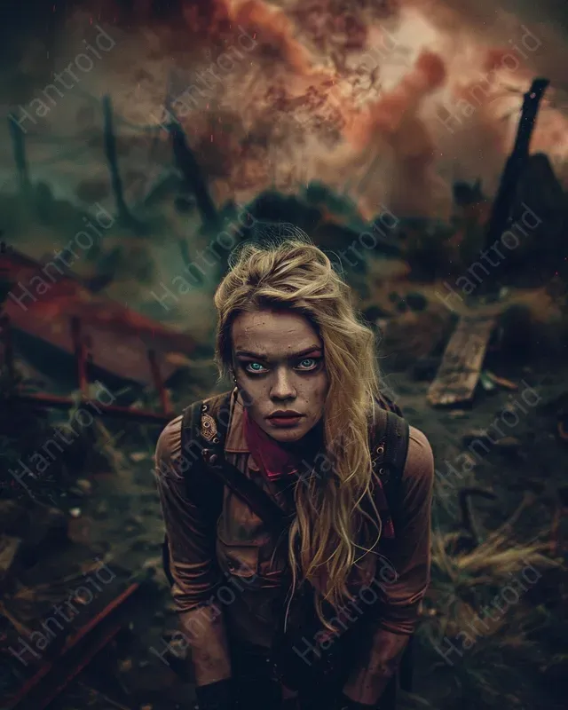 Hyperrealistic Post Apocalyptic Portraits Midjourney Prompt | PromptBase