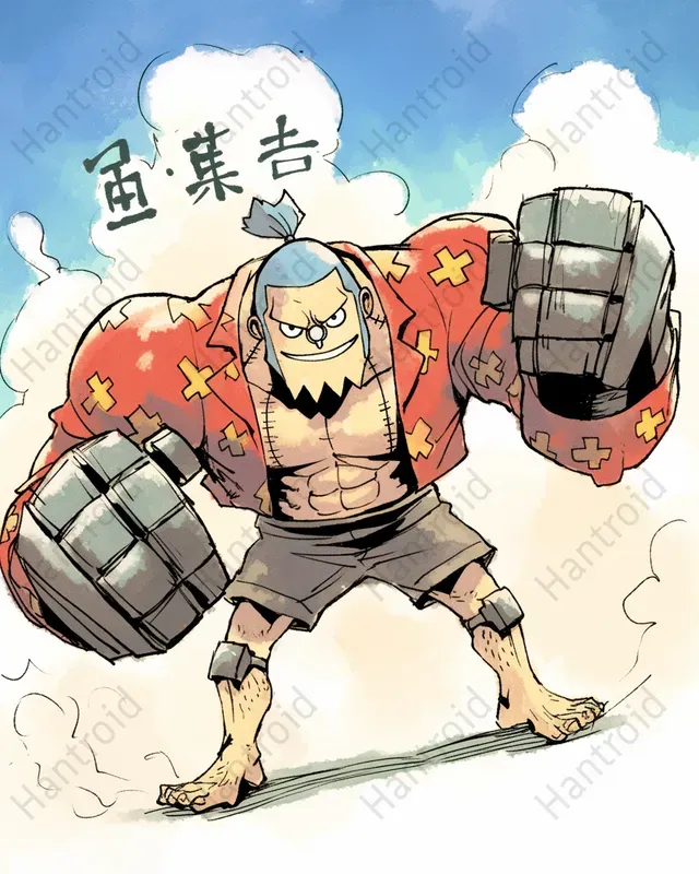 Dynamic One Piece Character Art Midjourney Prompt | PromptBase