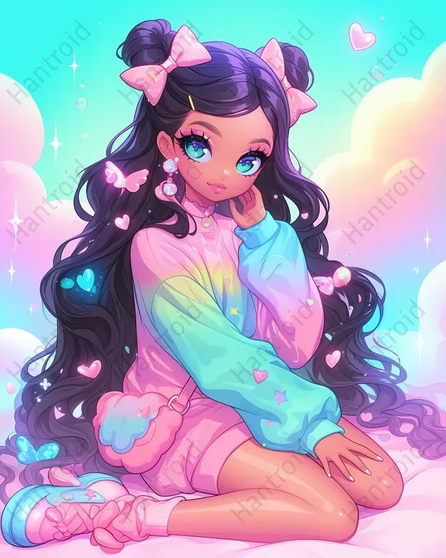 Kawaii Digital Portraits Midjourney Prompt | PromptBase