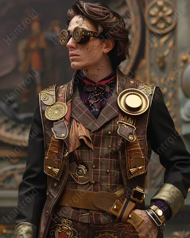 Steampunk Style Portraits Midjourney Prompt | PromptBase