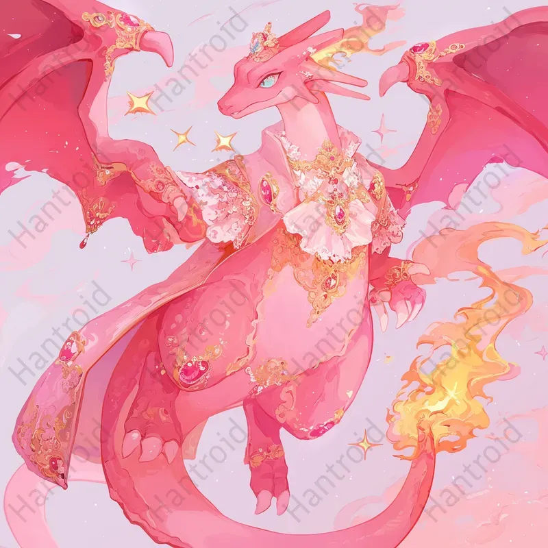 Dynamic Rossdraws Pokemon Art Midjourney Prompt | PromptBase