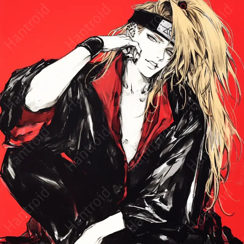 80s Naruto Shippuden Character Art Midjourney Prompt | PromptBase