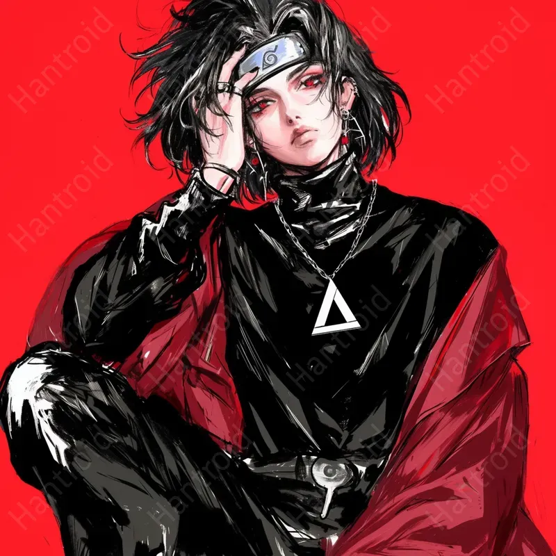80s Naruto Shippuden Character Art Midjourney Prompt | PromptBase