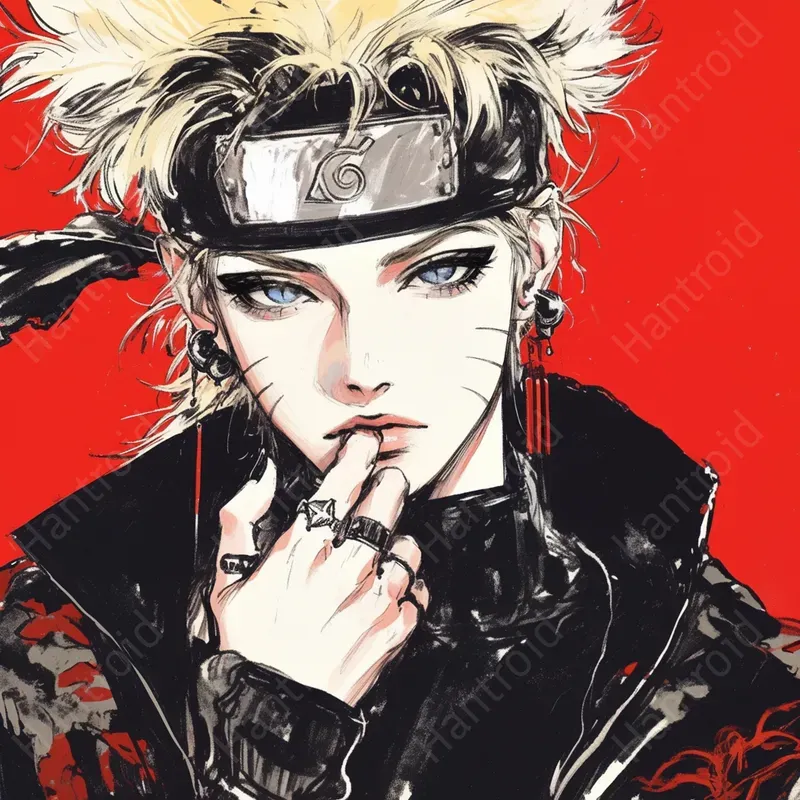 80s Naruto Shippuden Character Art Midjourney Prompt | PromptBase