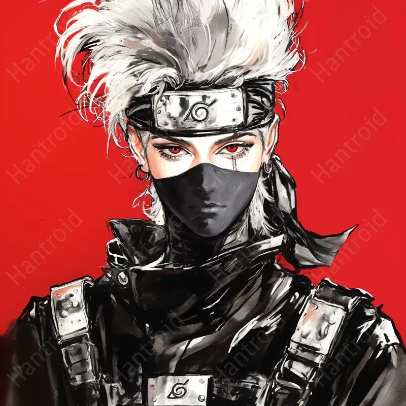 80s Naruto Shippuden Character Art Midjourney Prompt | PromptBase