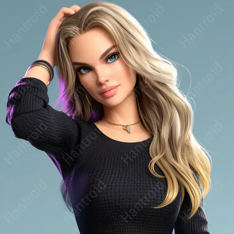 People In Realistic 3D Renders Midjourney Prompt | PromptBase