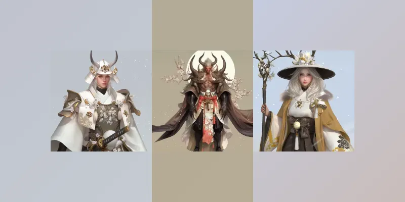 Japanese Fantasy Character Design Generator App | PromptBase