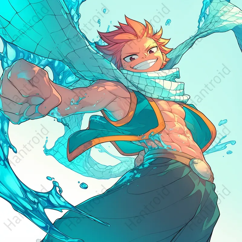 Turquoise Anime Characters Visualizations Midjourney Prompt | PromptBase