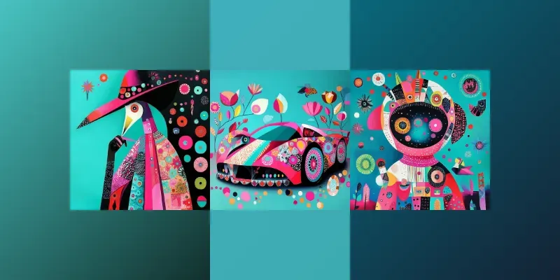 Colorful Abstract Art Generator App | PromptBase