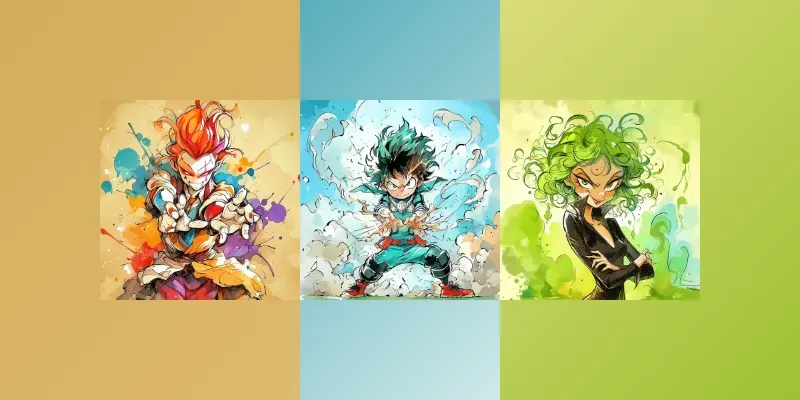 Dynamic Anime Splash Art Generator App | PromptBase