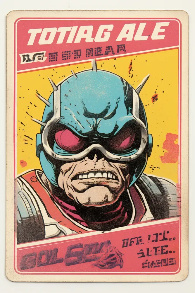 Vintage Retro Trading Cards Midjourney Prompt | PromptBase