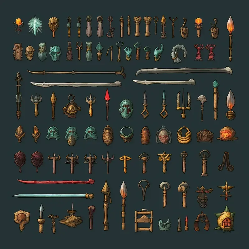 The Ultimate Item Sprite Generator Midjourney Prompt | PromptBase