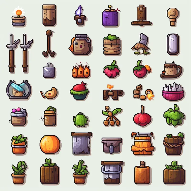 The Ultimate Item Sprite Generator Midjourney Prompt | PromptBase