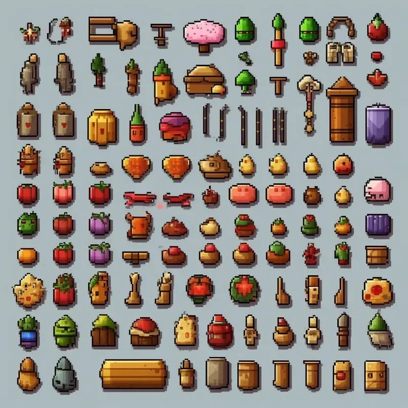 The Ultimate Item Sprite Generator Midjourney Prompt | PromptBase