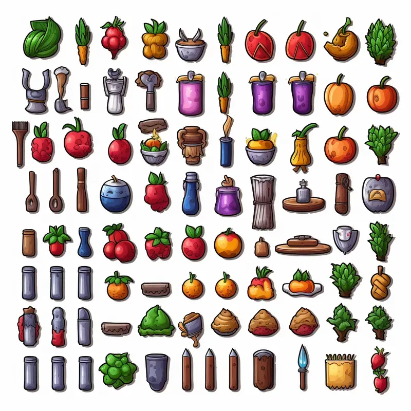 The Ultimate Item Sprite Generator Midjourney Prompt | PromptBase