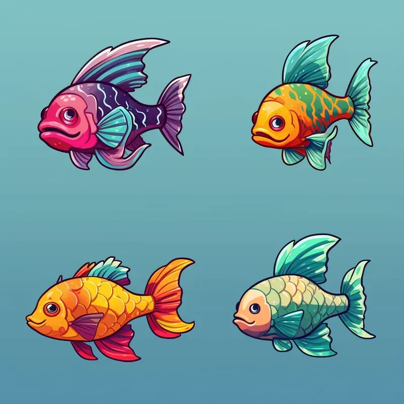 Animal Sprite Sheet Midjourney Prompt | PromptBase