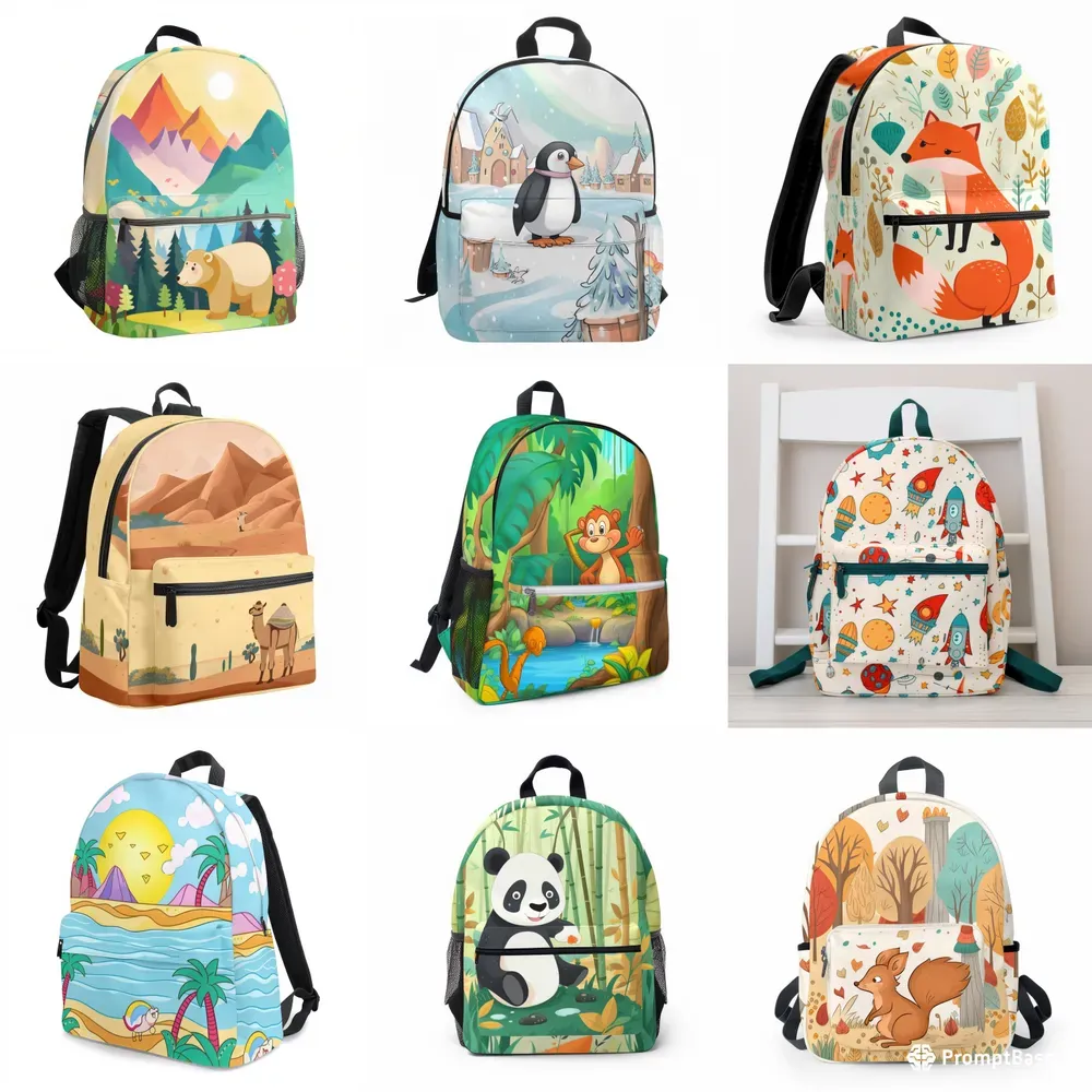 Adorable Backpack Designs Midjourney Prompt | PromptBase