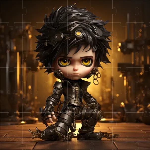 Steampunk Mech Chibi Characters Midjourney Prompt | PromptBase