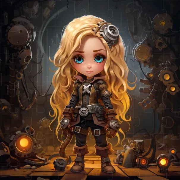 Steampunk Mech Chibi Characters Midjourney Prompt | PromptBase