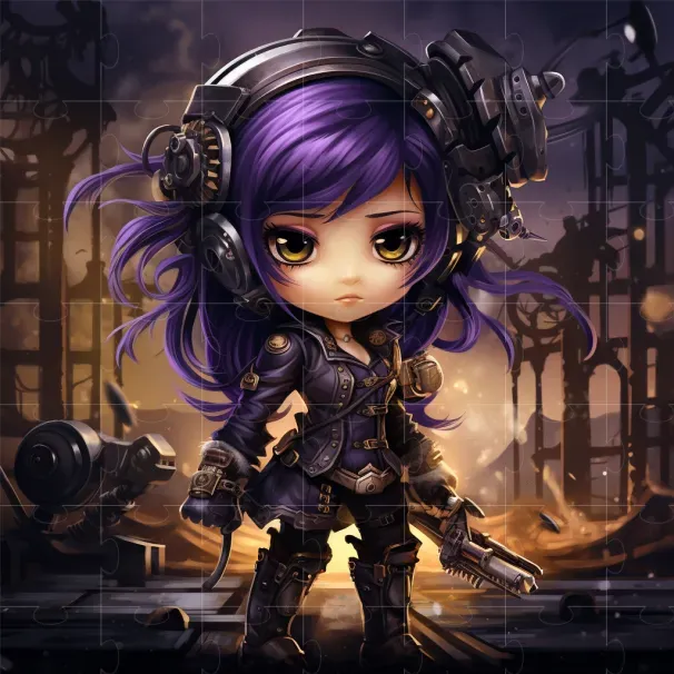 Steampunk Mech Chibi Characters Midjourney Prompt | PromptBase