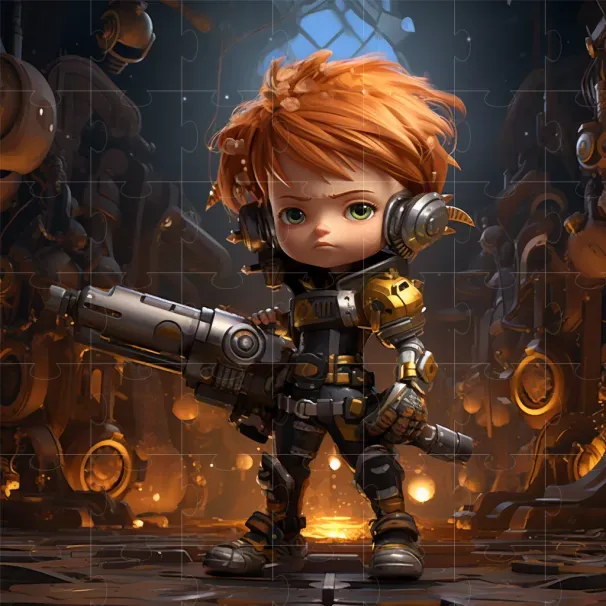 Steampunk Mech Chibi Characters Midjourney Prompt | PromptBase