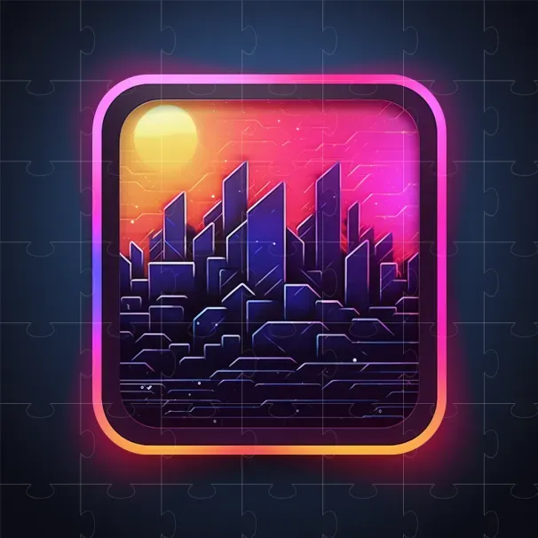 Synthwave App Icons Midjourney Prompt | PromptBase