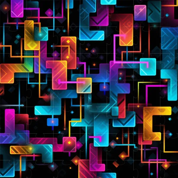 Creative Neon Pop Patterns Midjourney Prompt | PromptBase